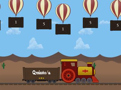 Juego Numeros ordinales - Recursos didácticos