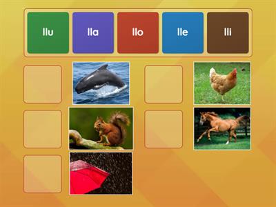 Sillaba lla lle lli llo llu - Recursos didácticos