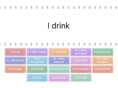 Prendre - Teaching resources