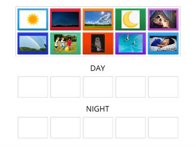Day and night games - Teaching resources