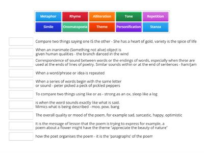 Year 7 English Poetry - Teaching resources