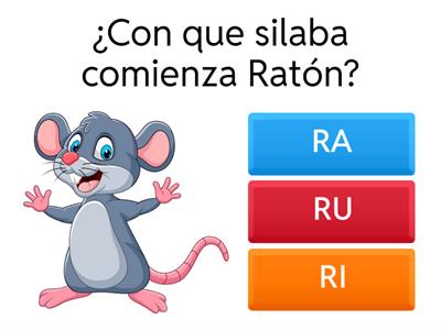 Juego silabas ra re ri ro ru - Recursos didácticos