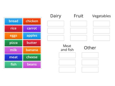 Food and drinks - Teaching resources