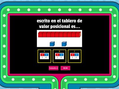 Tabla de valor posicional - Recursos didácticos