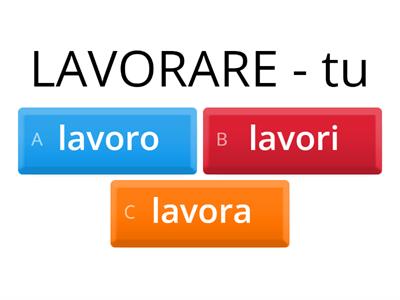 Verbi regolari - Recursos didácticos