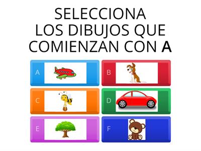 Con que letra empieza - Recursos didácticos