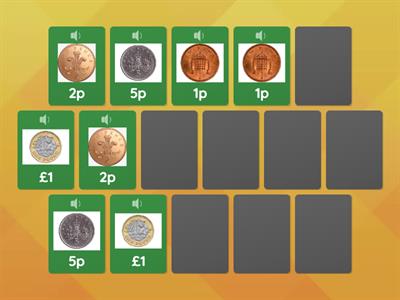 Coins recognition - Teaching resources