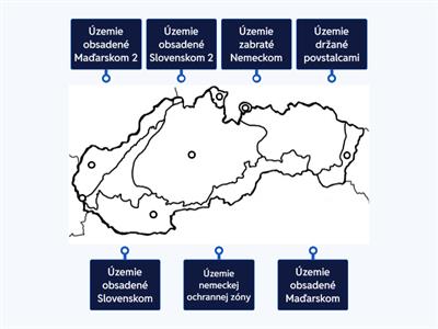 Slepá mapa slovenska - Učebné zdroje