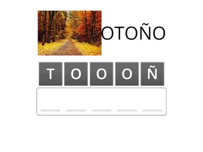 Vocabulario Otoño - Recursos didácticos