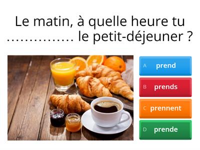 Le verbe prendre - Teaching resources