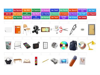 Klassenzimmer - Unterrichtsmaterialien