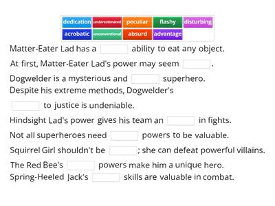 Superheroes - Teaching resources