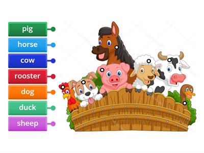 6 7 farm animals vocabulary - Resurse didactice