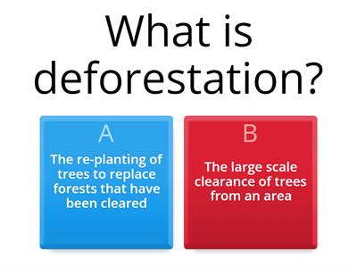 Deforestation - Teaching resources