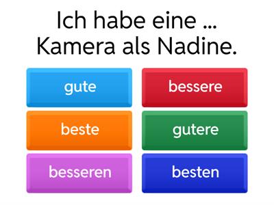 Komparativ und superlativ vor nomen - Unterrichtsmaterialien