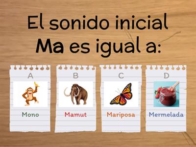 Sonido m - Recursos didácticos