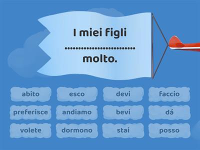 Presente verbi irregolari - Recursos didácticos