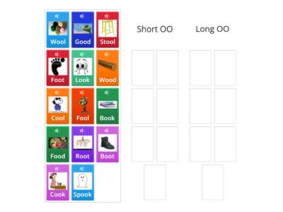 Long oo and short oo - Teaching resources