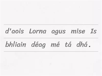 Irish Mé féin - Teaching resources