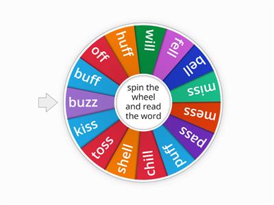 Letter spin wheel - Teaching resources