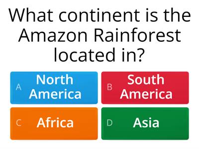 Amazon rainforest - Teaching resources