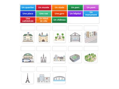 Les lieux de la ville - Teaching resources