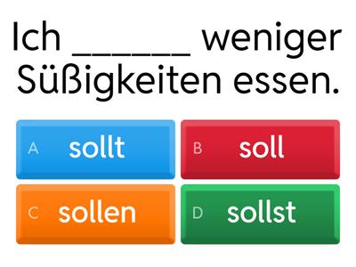 Modalverb sollen - Teaching resources