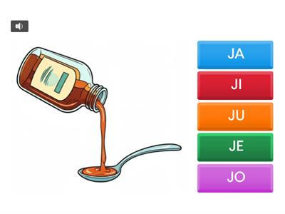 Silabas ja je ji jo ju - Recursos didácticos