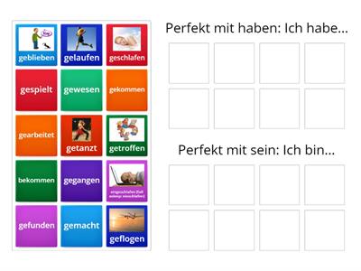 Präteritum von sein und haben - Unterrichtsmaterialien