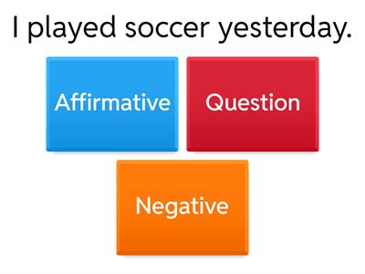 Past simple Affirmative and negative - Recursos didácticos