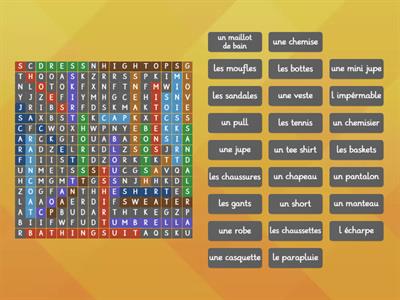 Les vêtements - Teaching resources