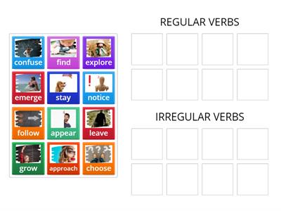 Verbs Regular and irregular - Recursos didácticos