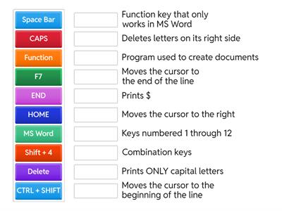 Keyboard - Teaching resources