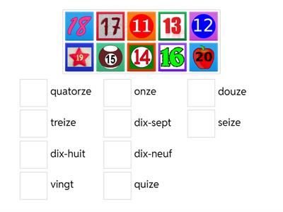 French Numbers Game 1 20 - Teaching resources