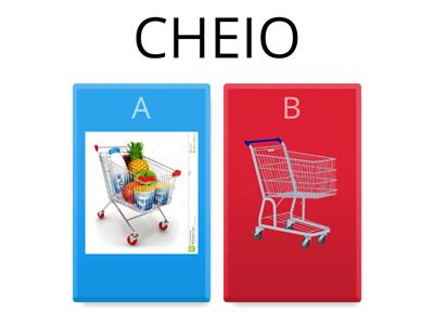 Cheio vazio - Recursos de ensino