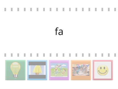 Sillaba fa fe fi fo fu - Recursos didácticos