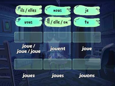 French Verbs Er present tense - Teaching resources