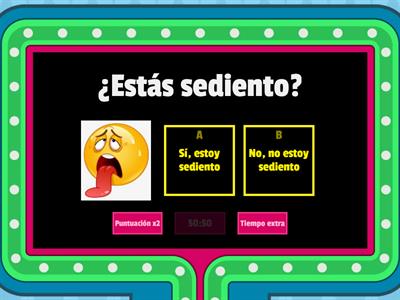 Verbo estar con emociones - Recursos didácticos