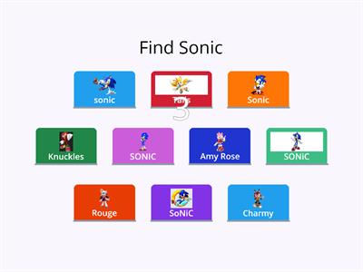 Sonic the hedgehog - Teaching resources