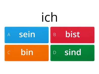 Verb sein - Teaching resources