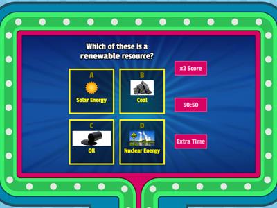 Renewable and nonrenewable resources - Teaching resources