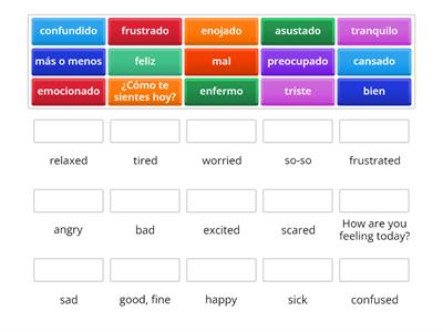Feelings - Recursos didácticos