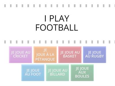 Sports jouer faire - Teaching resources