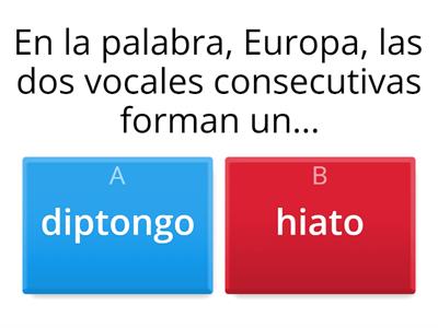 Diptongos hiatos - Recursos didácticos