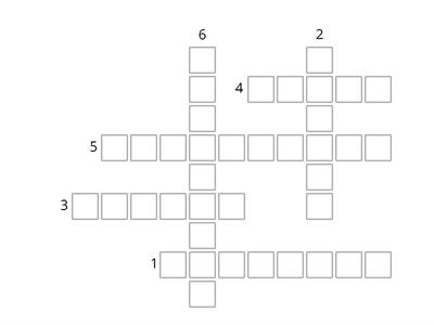 Crucigrama secundaria - Recursos didácticos