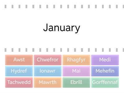 Misoedd y flwyddyn - Teaching resources