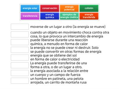 Energía - Recursos didácticos