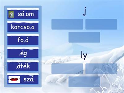 J ly szavak - Tananyagok