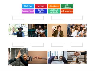 Deutsch Begrüßungen und verabschiedungen - Unterrichtsmaterialien