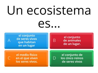 Juegos de los ecosistemas - Recursos didácticos